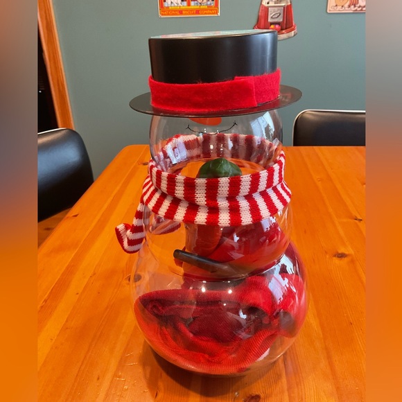 Other | Snowman Building Kit With Container Winter Fun Christmas Coal ...